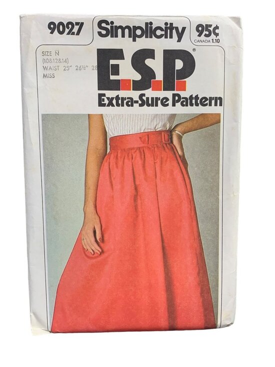Simplicity | Office | Simplicity 927 Misses Mockwrap Skirt Sewing ...